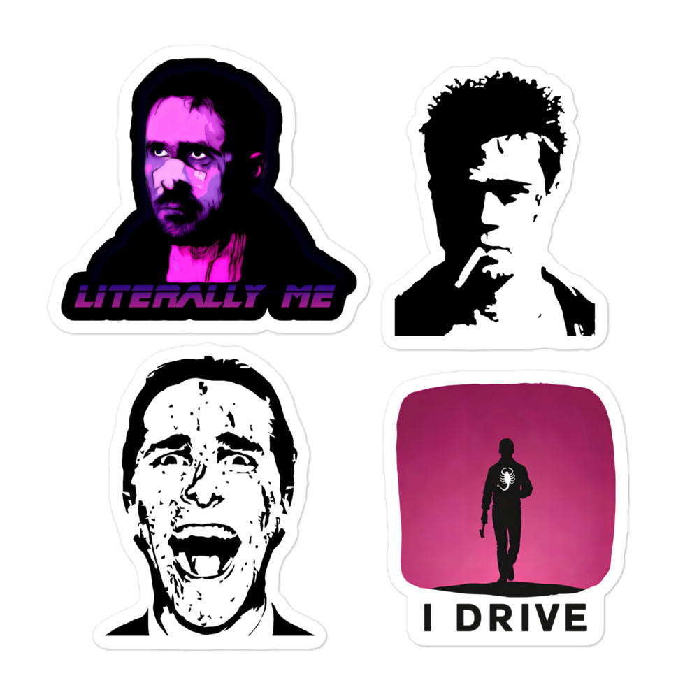 Literally Me Laptop Stickers (2+1 Free) – Du Cinema Store